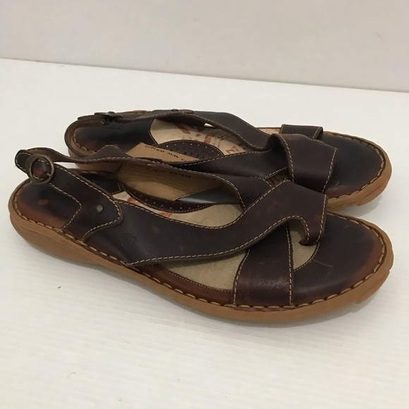 Born | Shoes | Born Brown Leather Sandals Mens Size | Poshmark